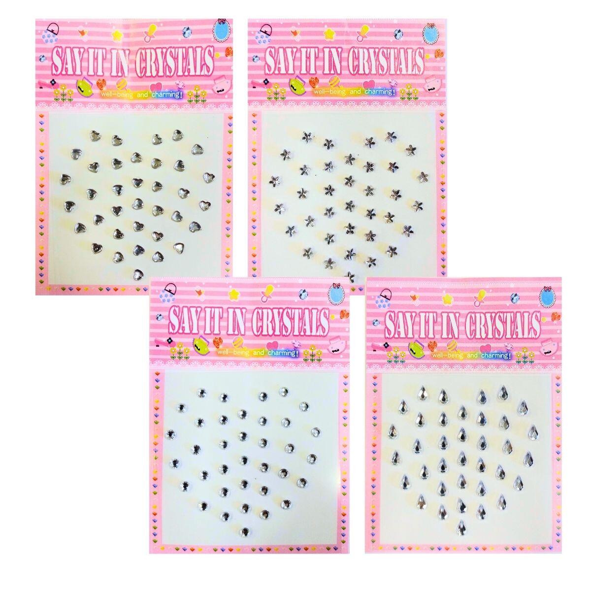 STICKER COLOURS MINI BRILLITOS CRISTAL X UNIDAD